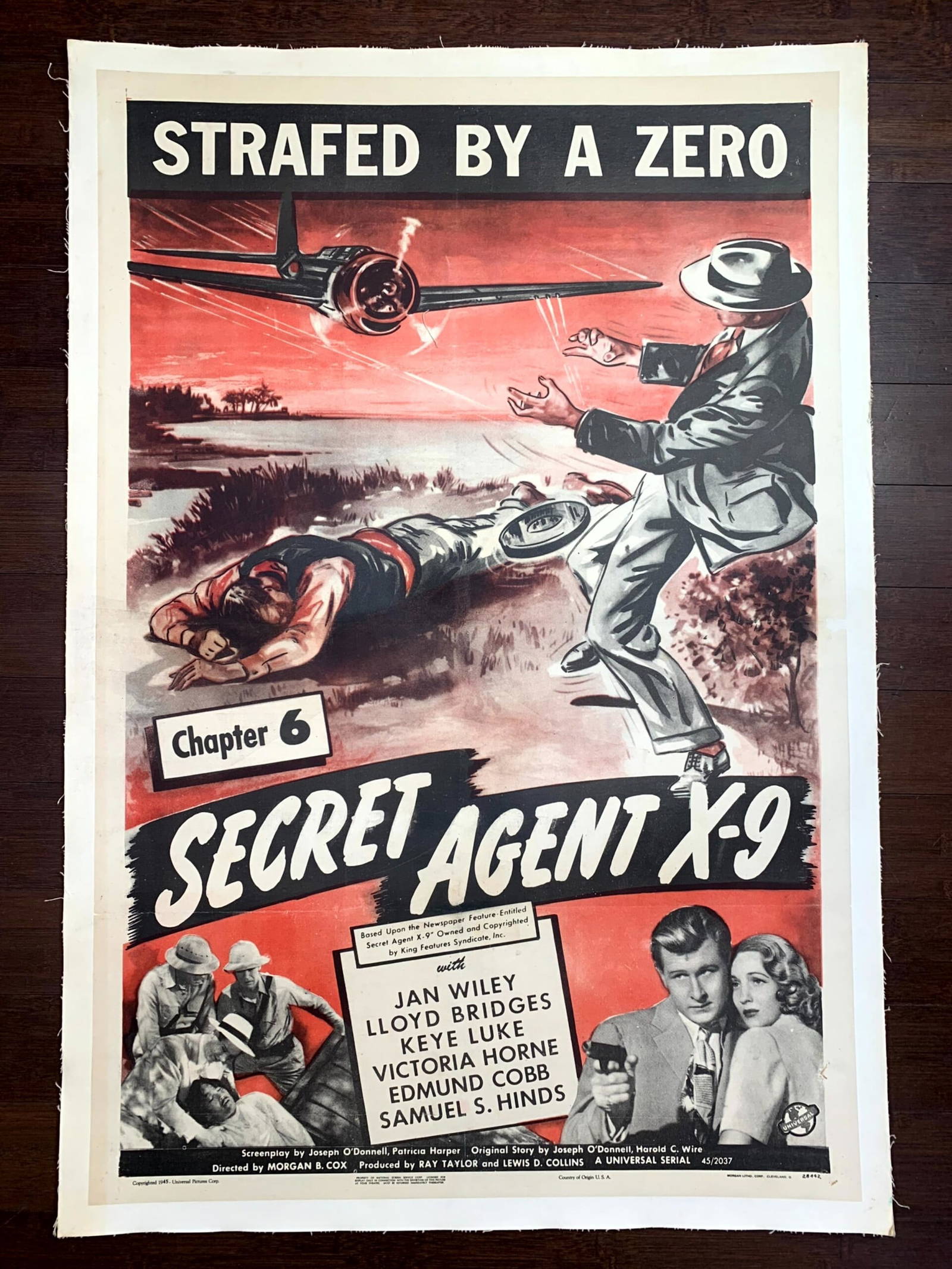 Buy Secret Agent X-9 - Lloyd Bridges (1945) Us One Sheet Movie Poster ...