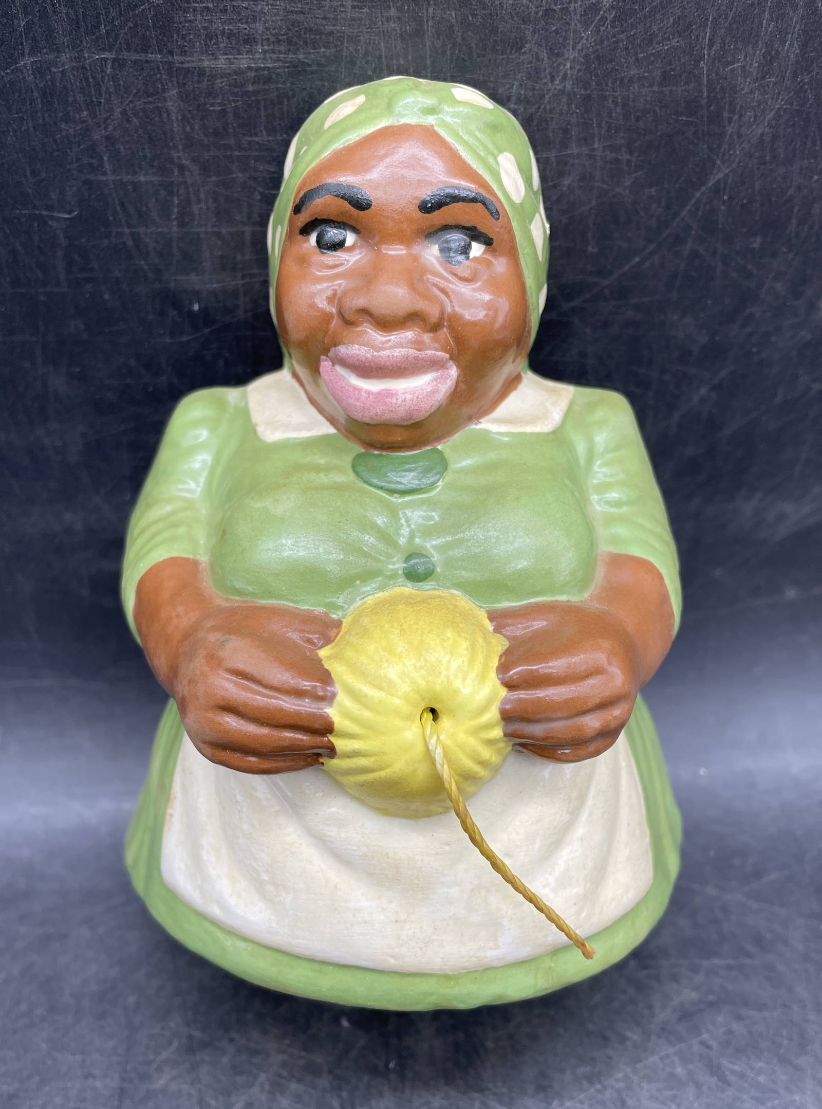 Buy Black Americana String Holder Mammy With Yarn Ball | Jasper52 In Ny