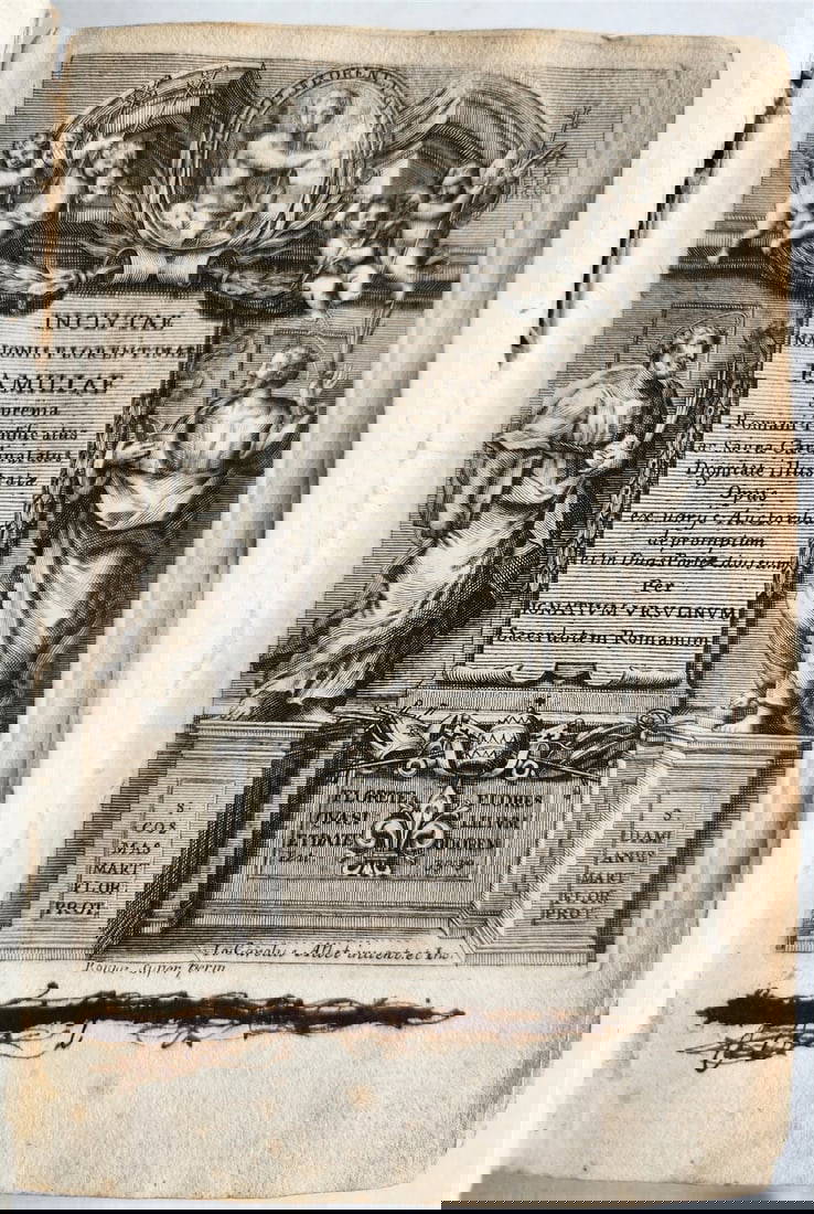 1706 Florentine Popes & Cardinals History In Latin Antique Vellum ...