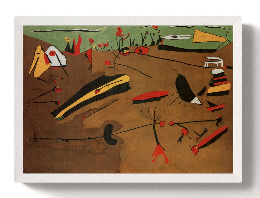 Joan Miro - Animated Landscape - 2010 Offset Lithograph 12.25" X 17.25 ...
