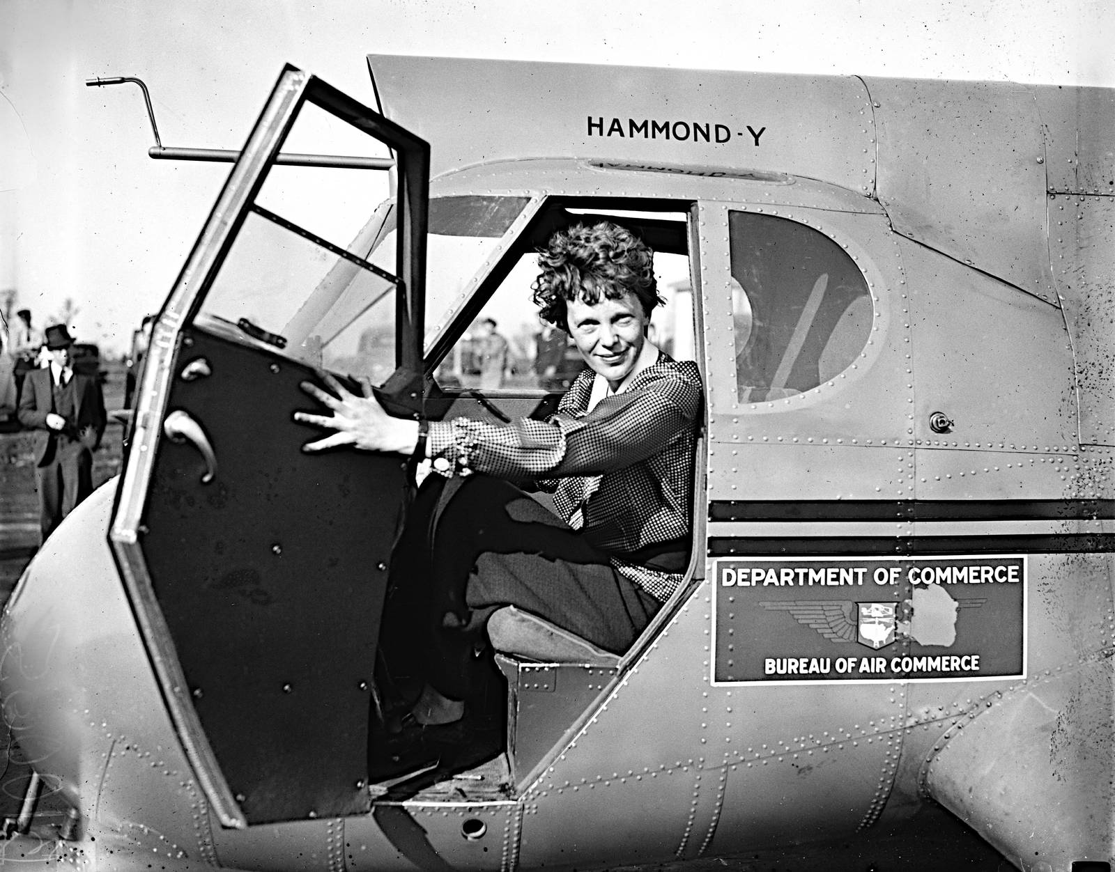 Buy Aviatrix, Amelia Earhart, In Airplane Cockpit | Jasper52 In Ny