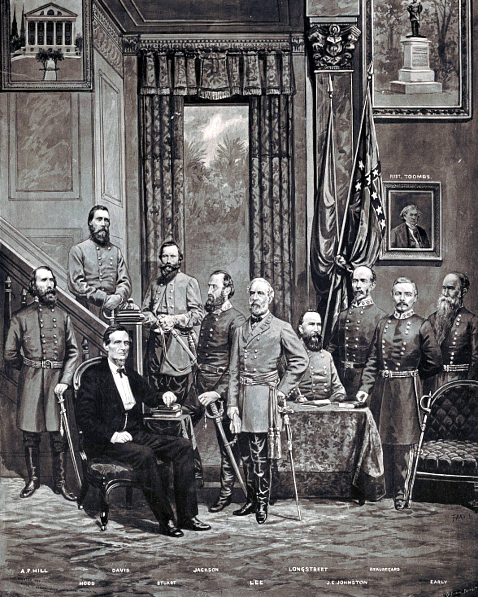 Buy 1861, Confederate Commanders (by Name). U.s. Civil War (after ...