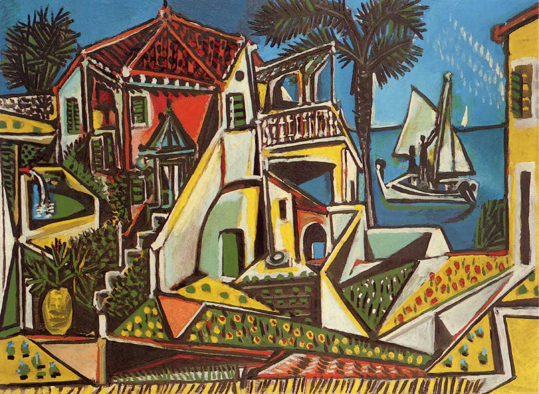 Buy Picasso Mediterranean Landscape Giclee Numbered Edition | Chairish ...