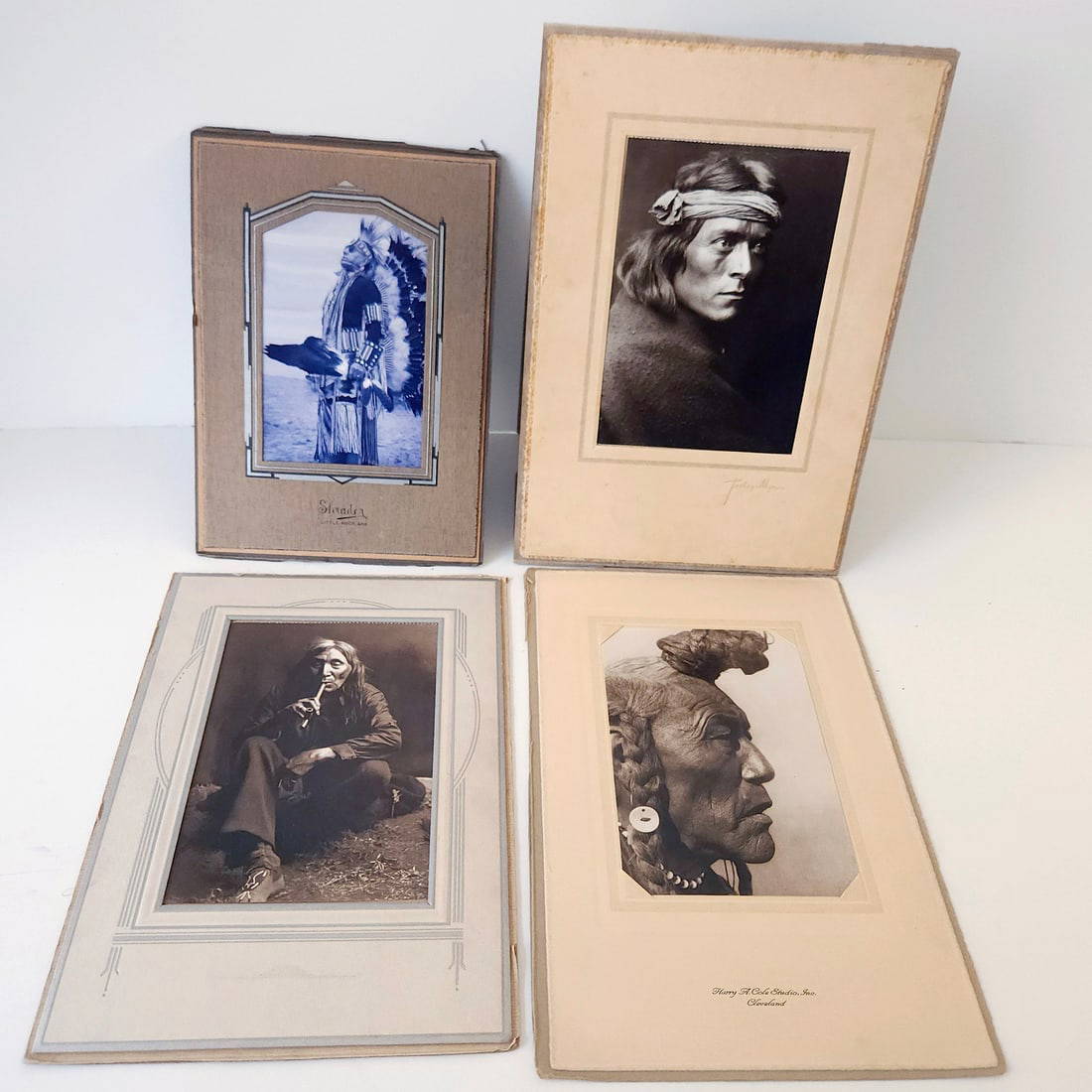 Grouping Of Native American Photographs In Vintage Frames Set Of 4 Auction