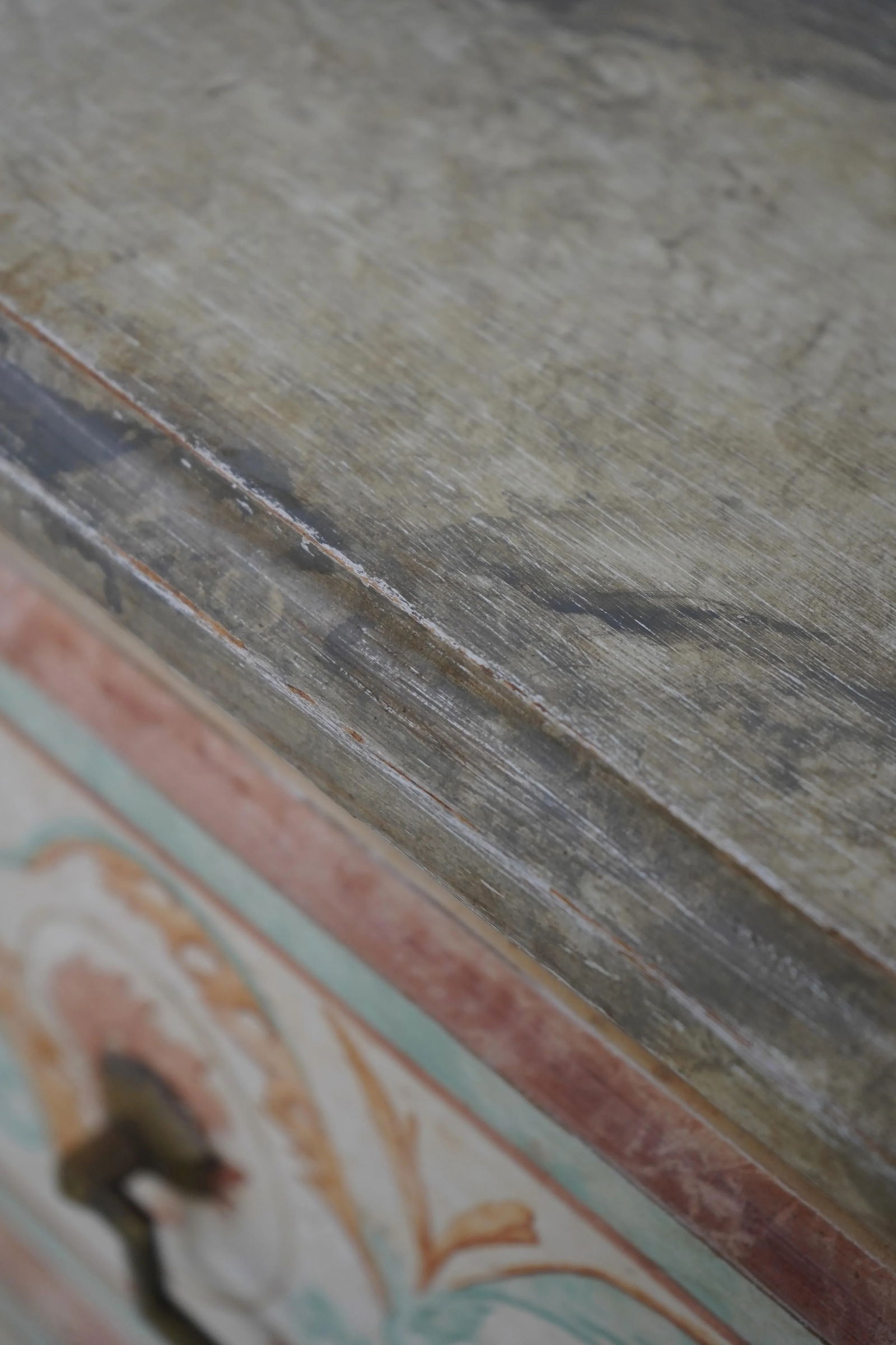 Buy Neoclassical Italian Polychrome Hand Painted Commode Chest ...