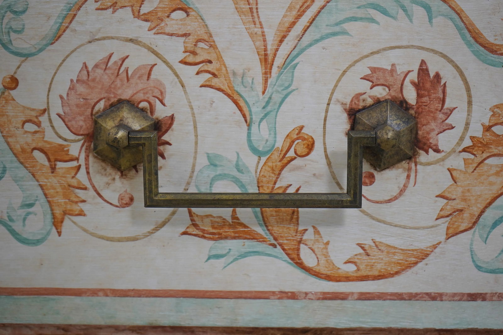 Buy Neoclassical Italian Polychrome Hand Painted Commode Chest ...