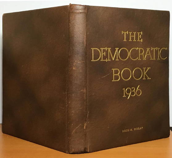 The Democratic Book 1936 Signed By Fdr