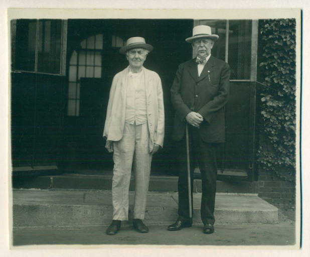 Vintage Photo Of Thomas Edison & Friend, 1920