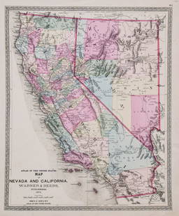 3 Maps: California & Nevada + Oregon.