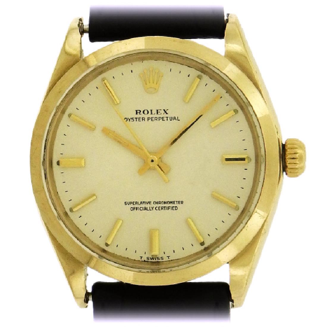 Rolex Oyster Perpetual Coca-Cola 14K Gold Watch