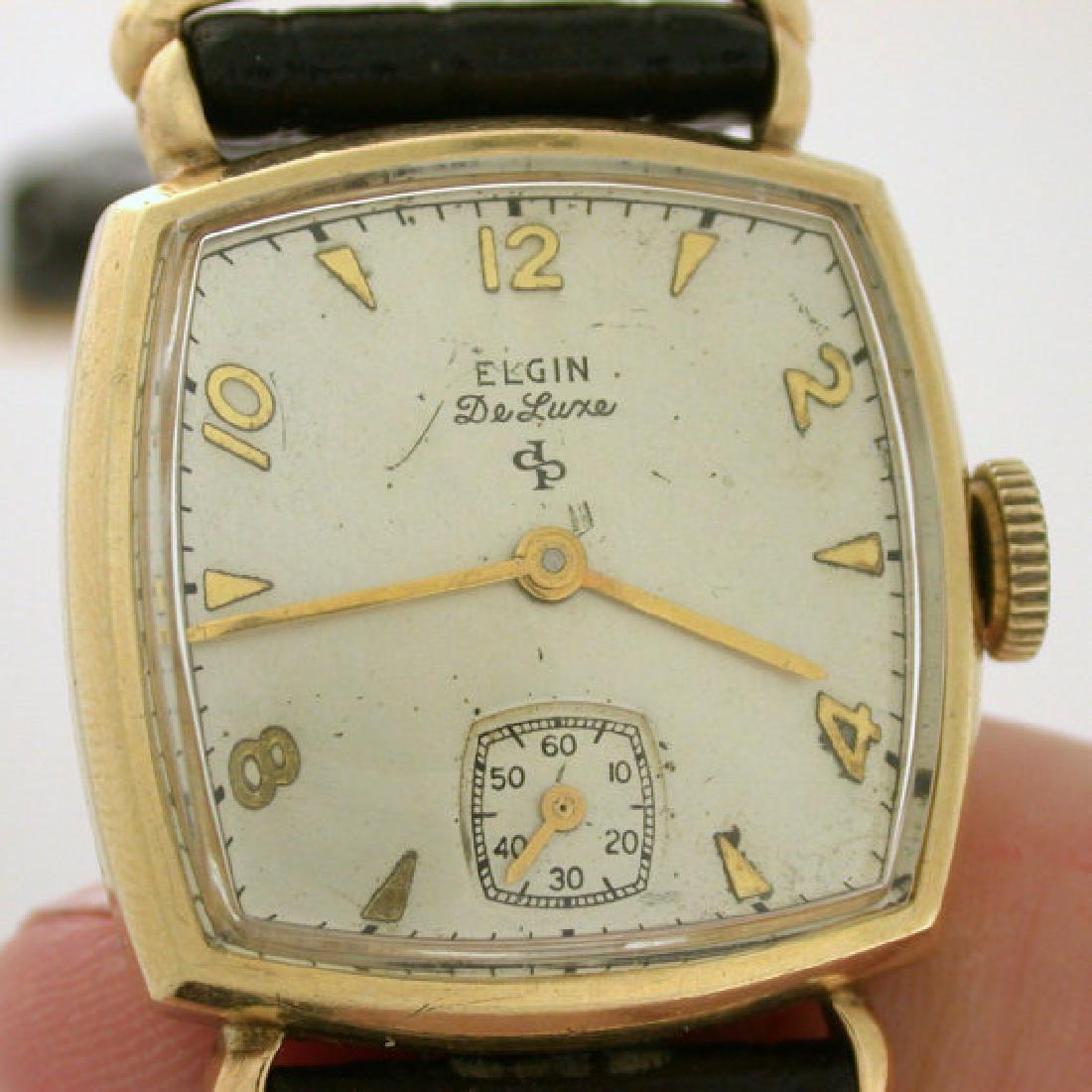 Vintage Elgin Deluxe 10K Gold Filled Wrist Watch