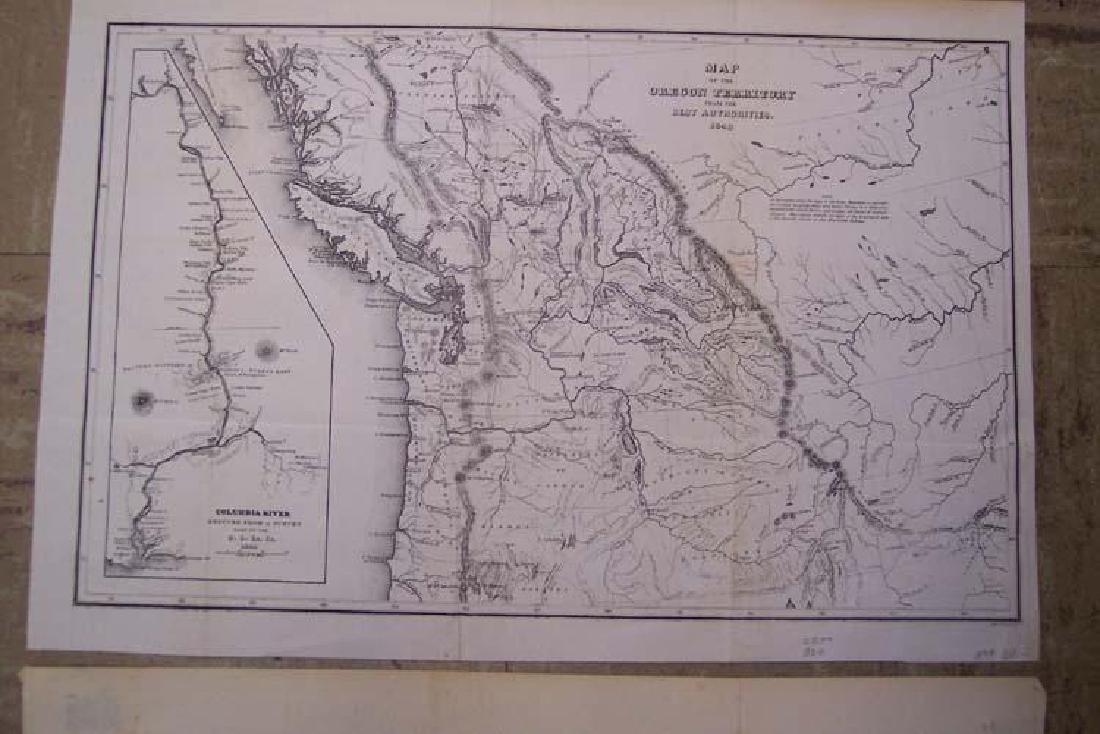 Yeager: Map of the Oregon Territory, 1849