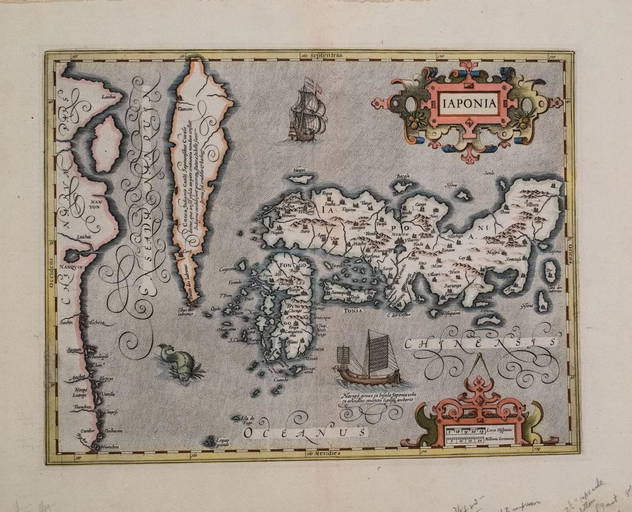 Hondius / Mercator Map Of Japan And Korea, 1630
