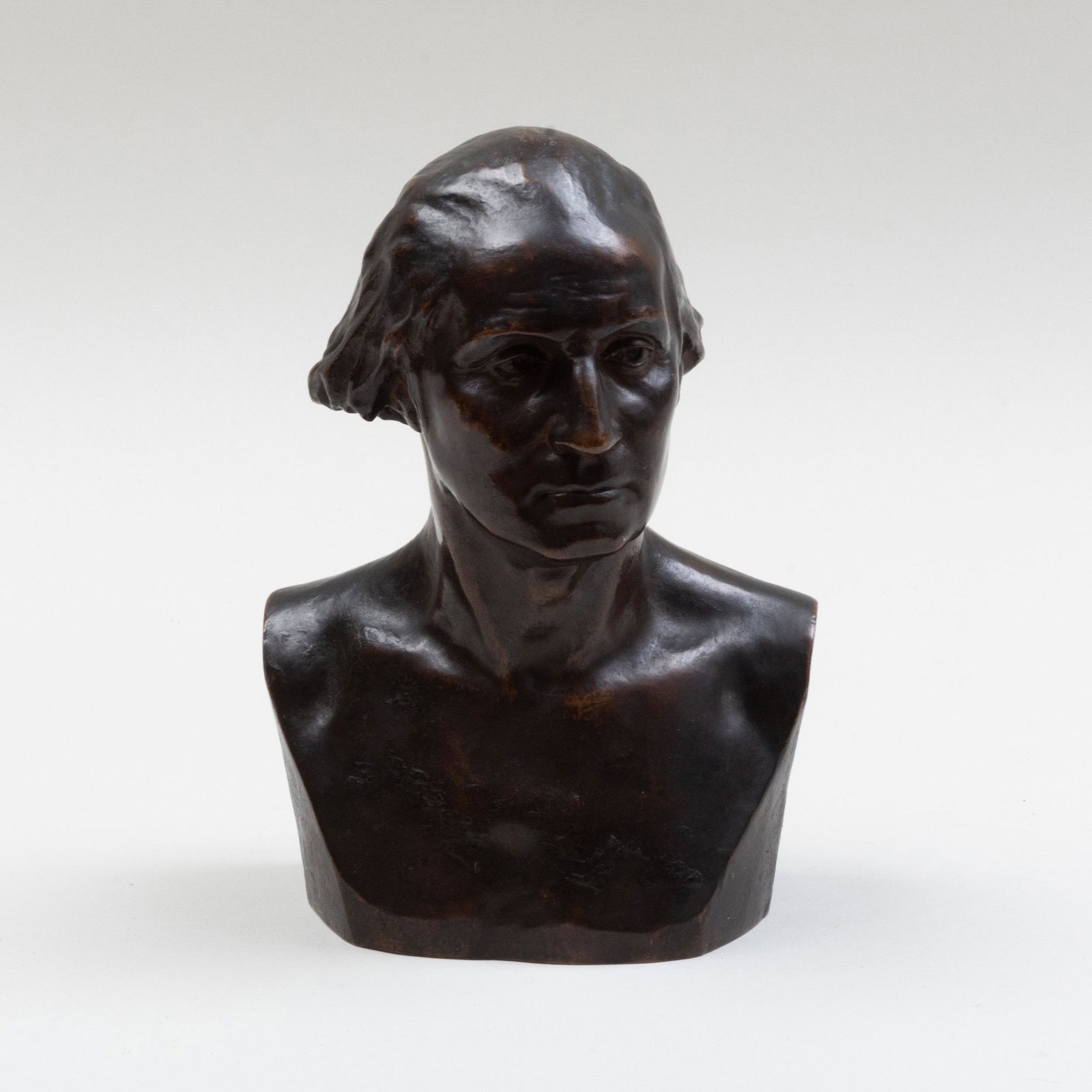 Bronze Bust Of George Washington After A Model By Jan 24 2020 Stair In Ny