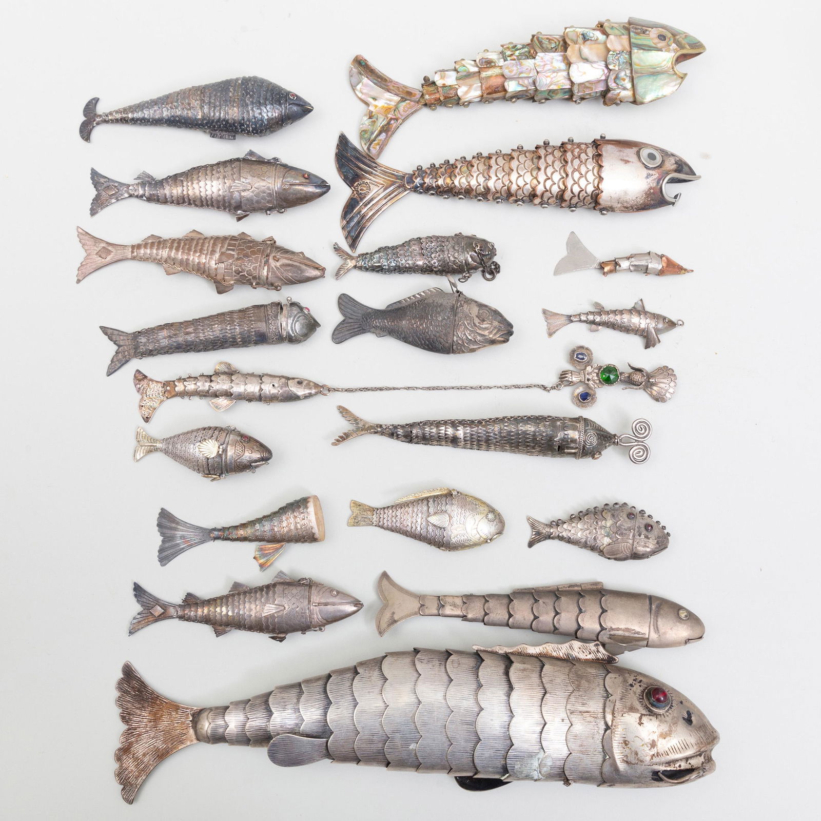 Austrian Silver Fish Form Spice Box and a Group of - Apr 17, 2020 ...