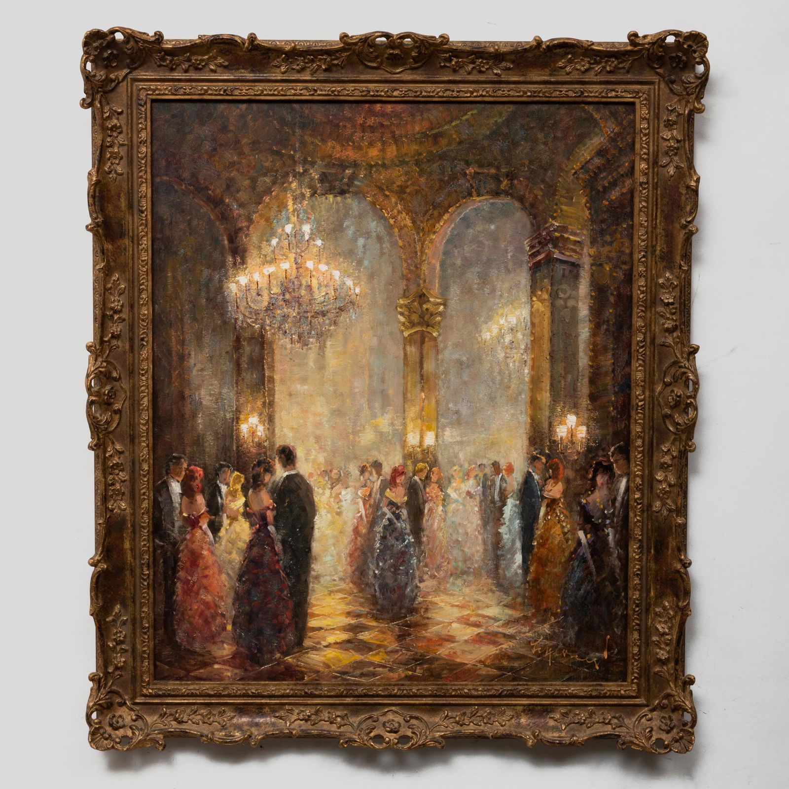 For Auction: Richard Schlomer (b. 1921): The Grand Ball (#0248) on Oct ...