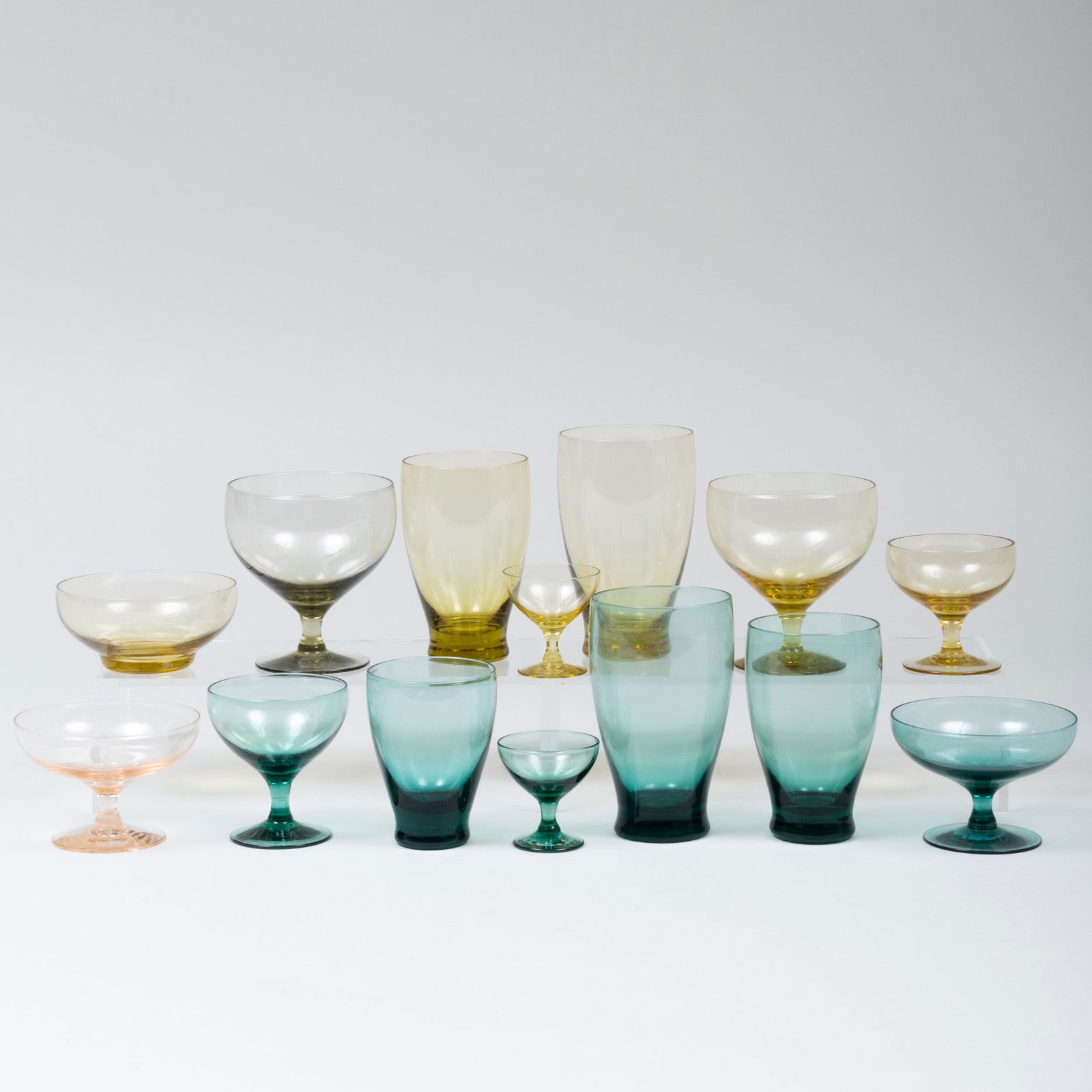 Large Group Of Russell Wright Glassware