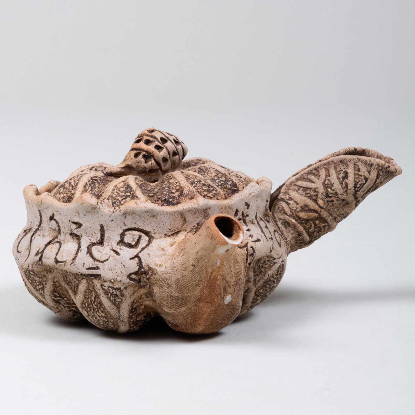 Otagaki Rengetsu Pottery Lotus Teapot