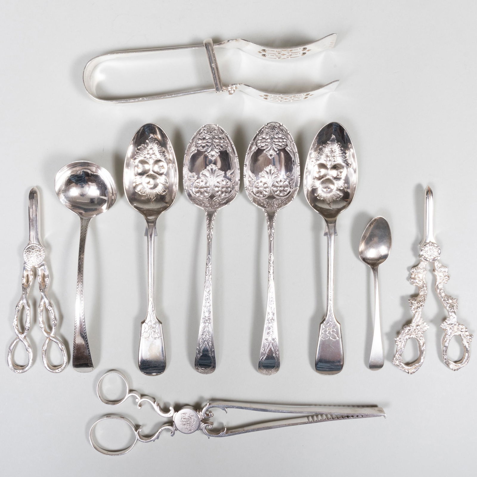 Group Of Silver Serving Wares