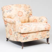 English Linen Upholstered Club Chair, George Smith - Jun 15, 2022 ...