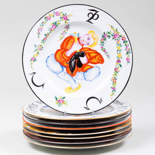 Set of Nine Russian Soviet Style Porcelain Plates - Nov 03, 2022 ...