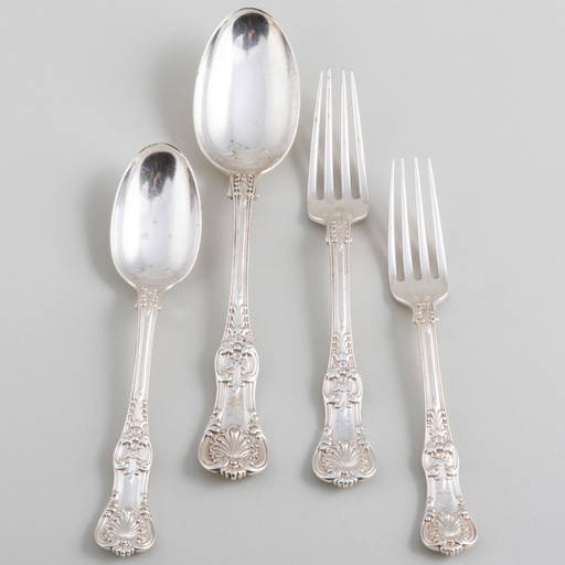 Tiffany & Co. Silver Part Flatware Service in the 'King's' Pattern ...