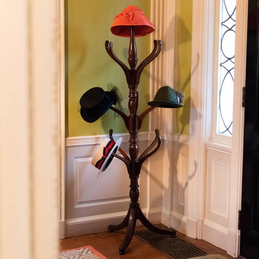 Victorian Mahogany Hat Rack