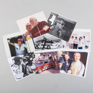 Three Paul Newman Racing Photographs
