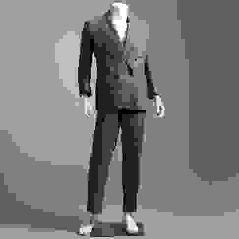 Alexander Julien Double Breasted Wool Suit With Red Suspenders, Worn By ...