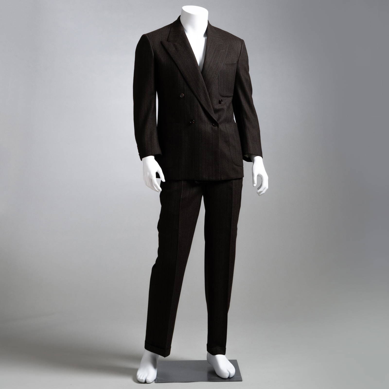 Alexander Julien Double Breasted Wool Suit, Worn By Paul Newman Auction
