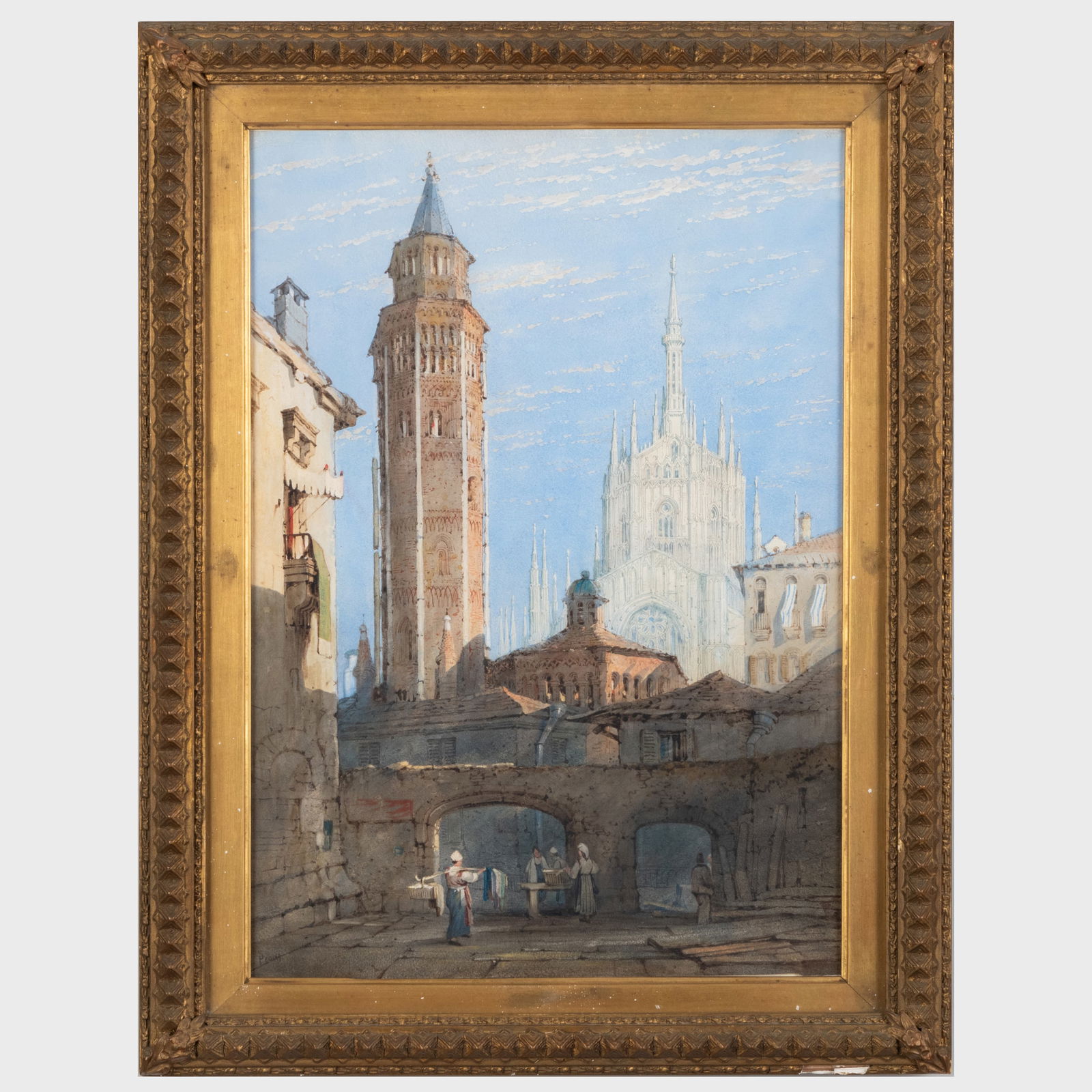 Samuel Prout (1783-1852): The Cathedral, Milan Auction