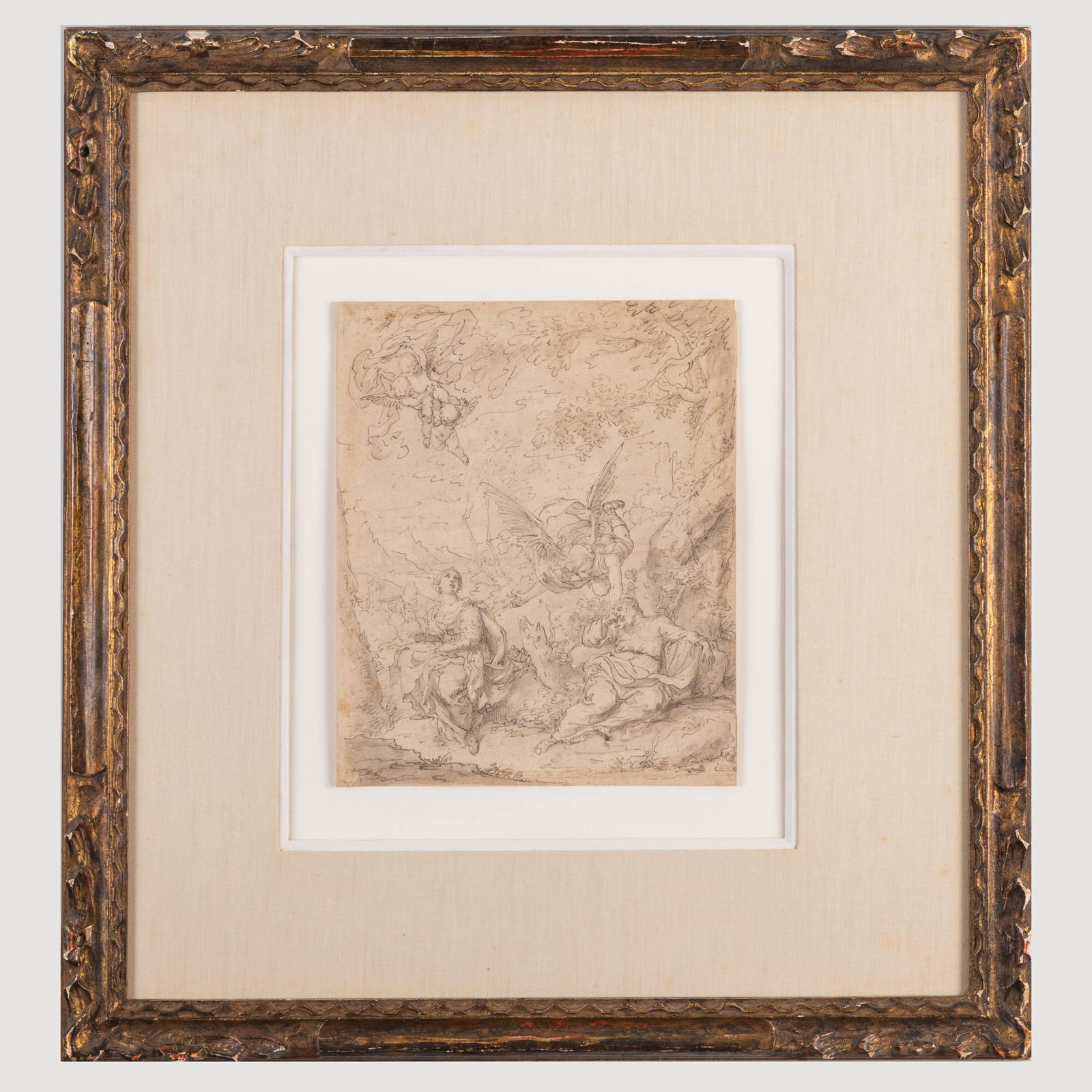 Attributed To Giovanni Domenico Cappellino (1580-1651): Biblical Scene ...