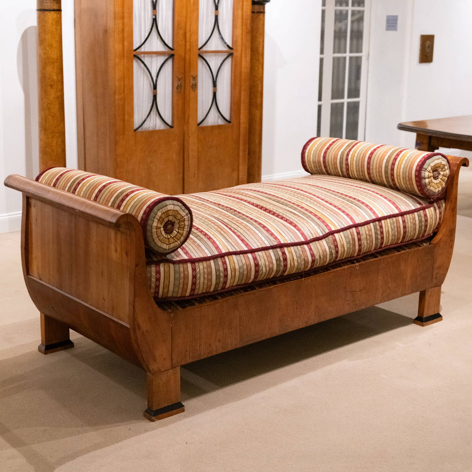 Biedermeier Cherry Upholstered Daybed Auction