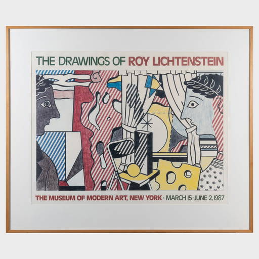 The Drawings Of Roy Lichtenstein: Exhibition Poster, Two Catalogues And ...
