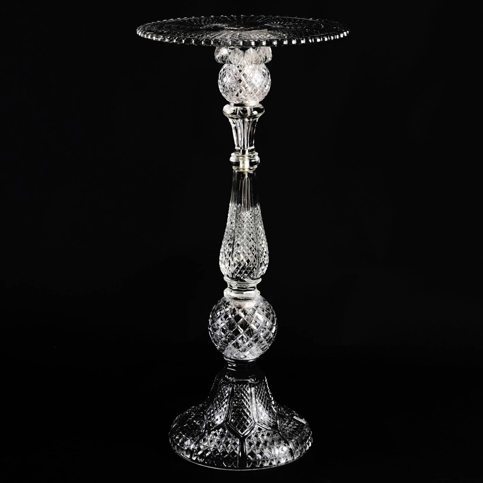 Victorian Cut Glass Table, F. & C. Osler Auction