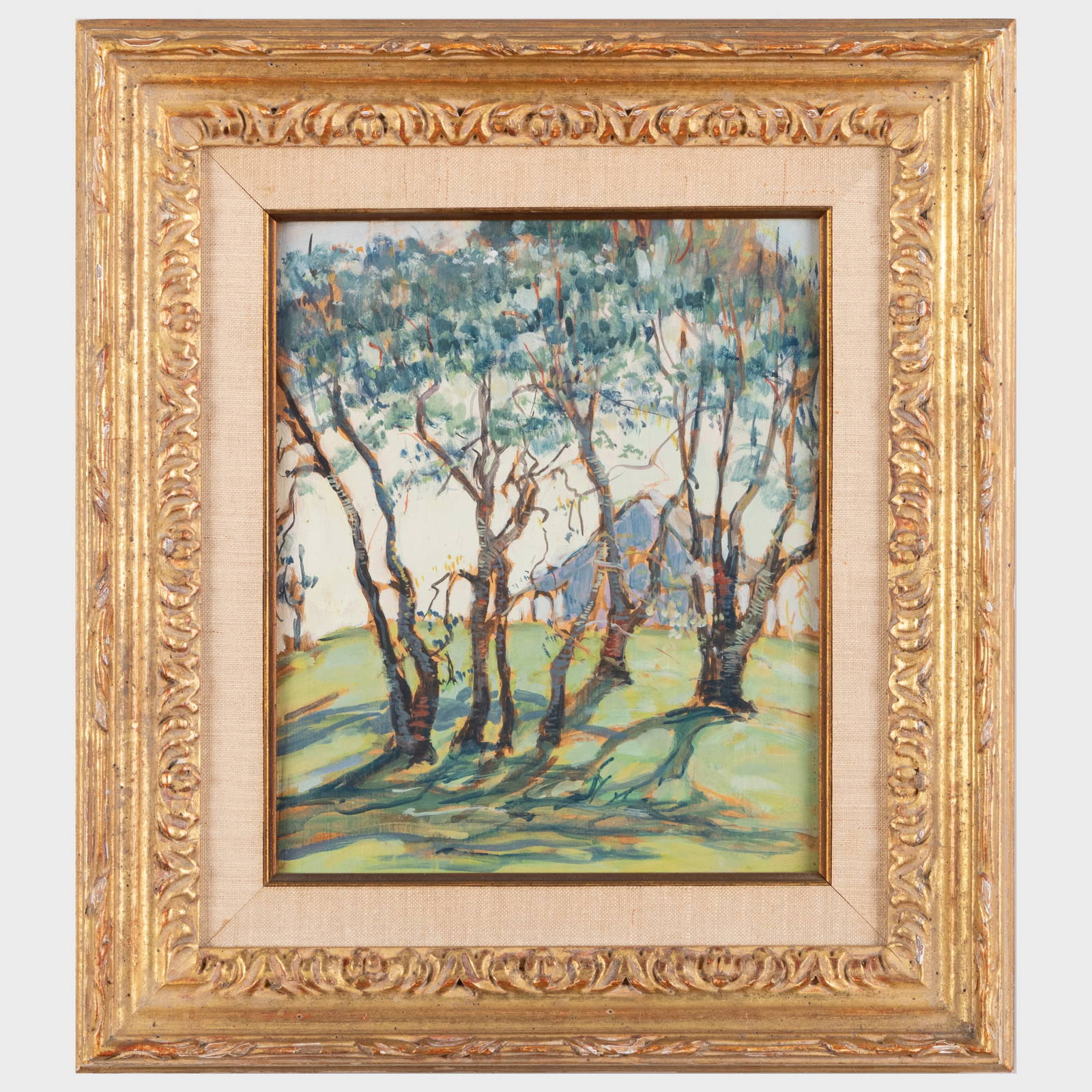 Ruth Anderson (1891-1957): View Of A Cottage Through Woods Auction