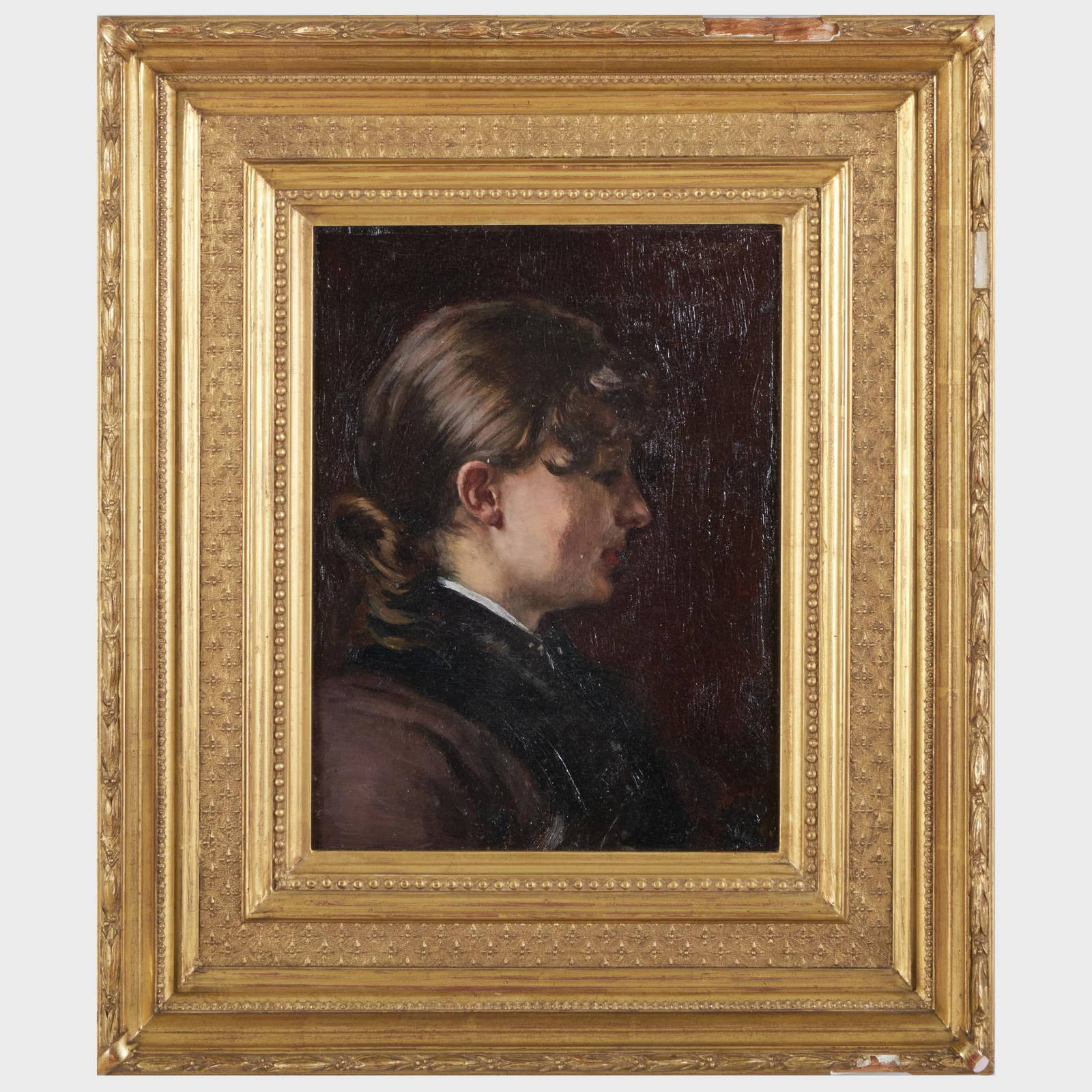 Thomas W. Shields (1849-1920): Portrait Of A Girl Auction