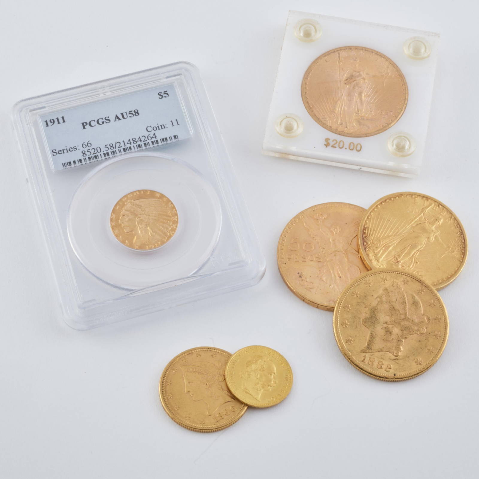 Miscellaneous Group Of Gold Coins Auction