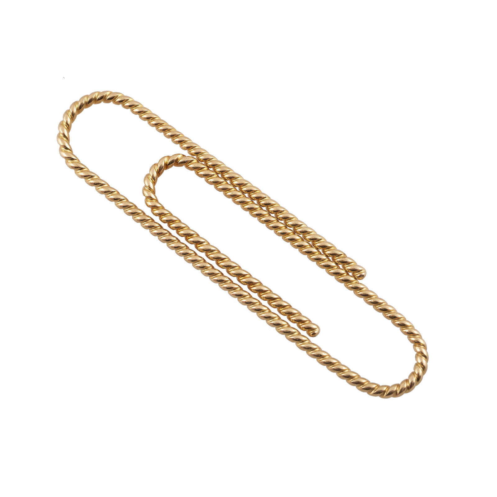 18k Gold Paperclip Auction