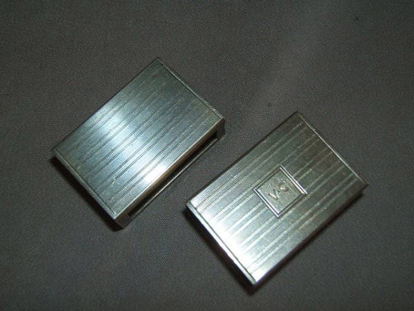 2 Tiffany & Co. Sterling Matchbox Holders