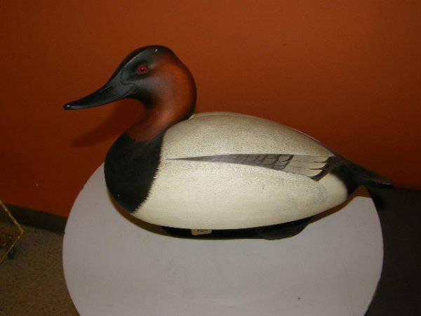 Painted Duck Decoy Marked Leo Mcintosh, Ny