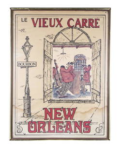 George Luttrell Print Le Vieux Carre (new Orleans