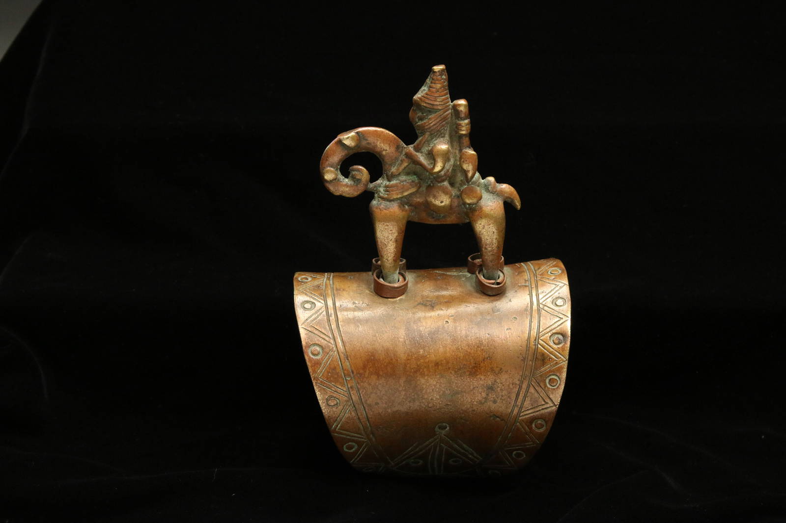 African Art Kotoko Bronze Cuff Bracelet Auction