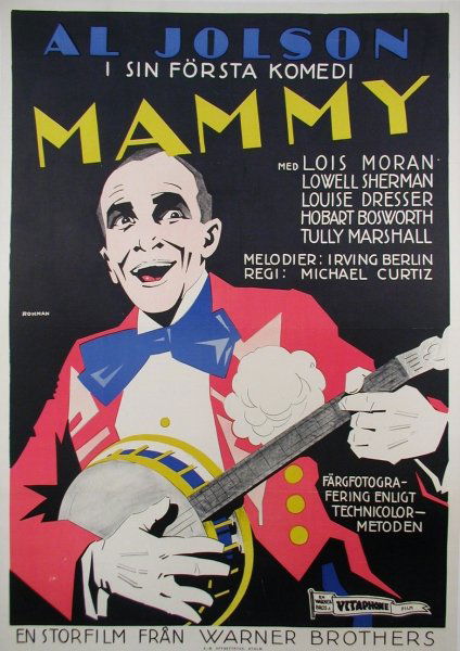 Mammy Al Jolson Original Blackface Musical 1sht