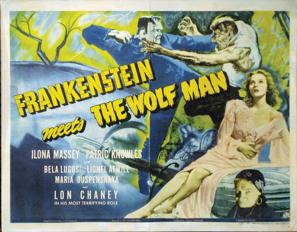 Frankenstein Meets The Wolf Man Lugosi Chaney
