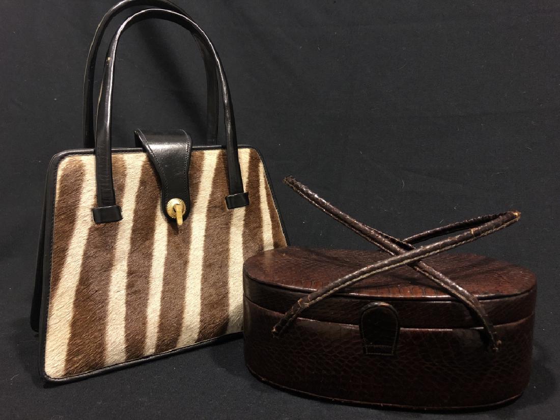 2 Wonderful Rare Vintage Women's Handbags