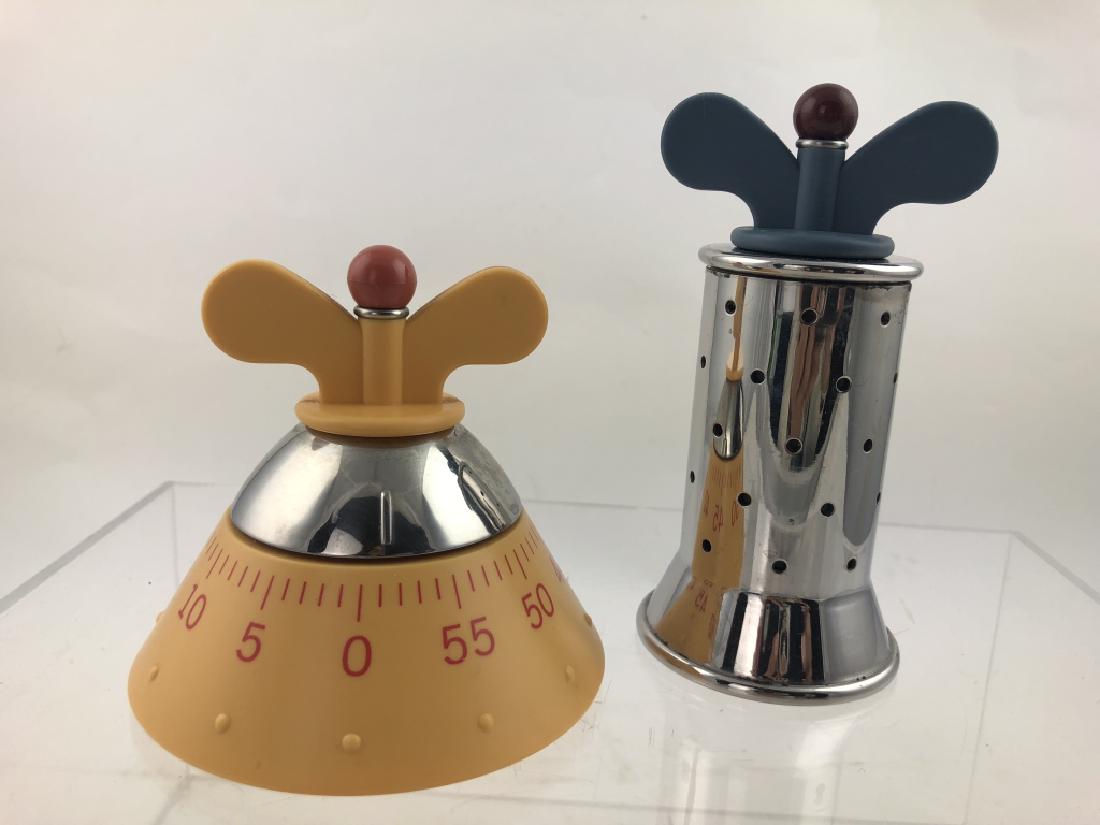 Iconic "Alessi" Kitchen Timer & Pepper Mill