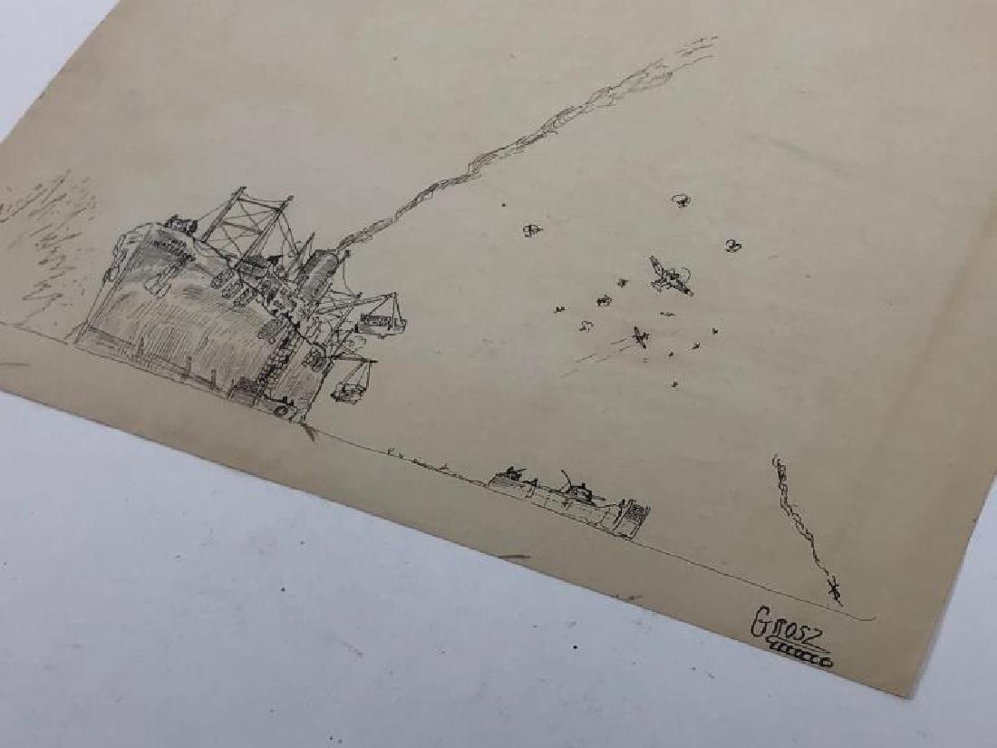 Newly Discovered Dada Artist George Grosz Sketch