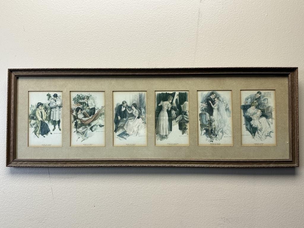 Romantic Harris Fisher Postcards - The 6 Senses Auction