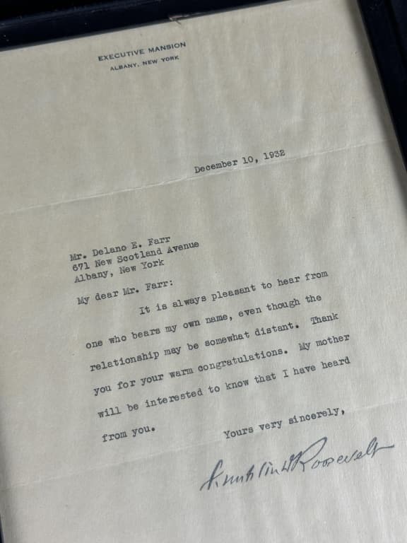 December 1932 President Elect F.d.r. Signed Letter Auction